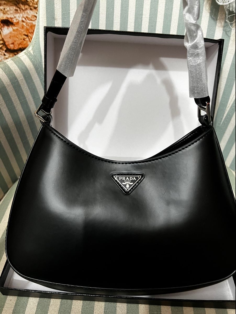 Bolsa Hobo - Preta Couro Ecológico - Promoção sem Ofertas | Bolsa de ...