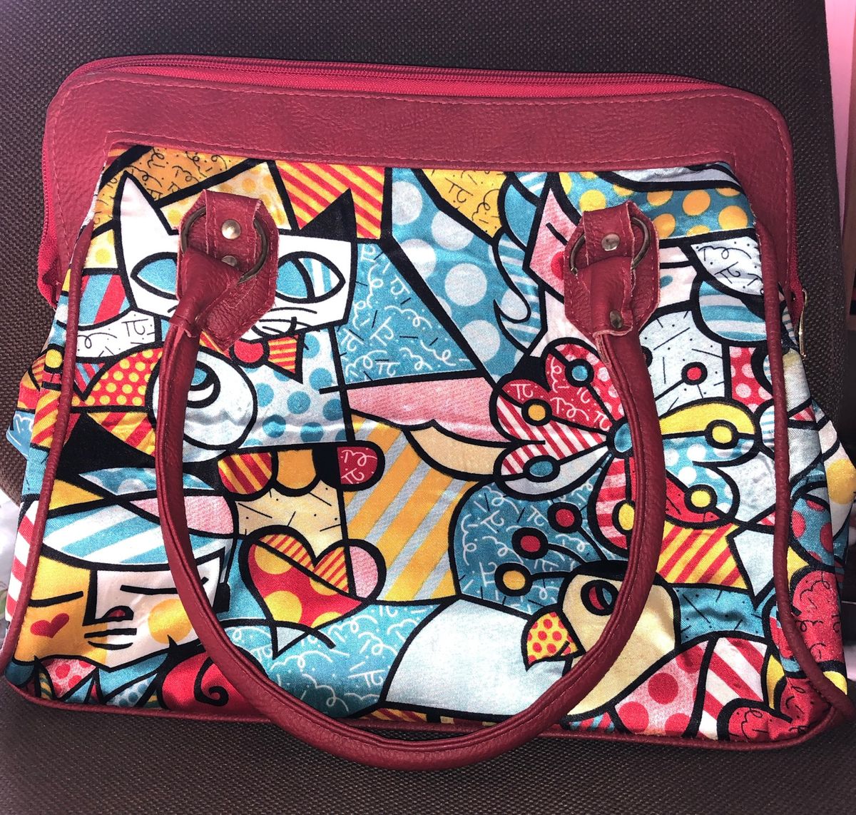 Bolsa Homero Britto | Bolsa de mão Feminina Nunca Usado 35333213 | enjoei