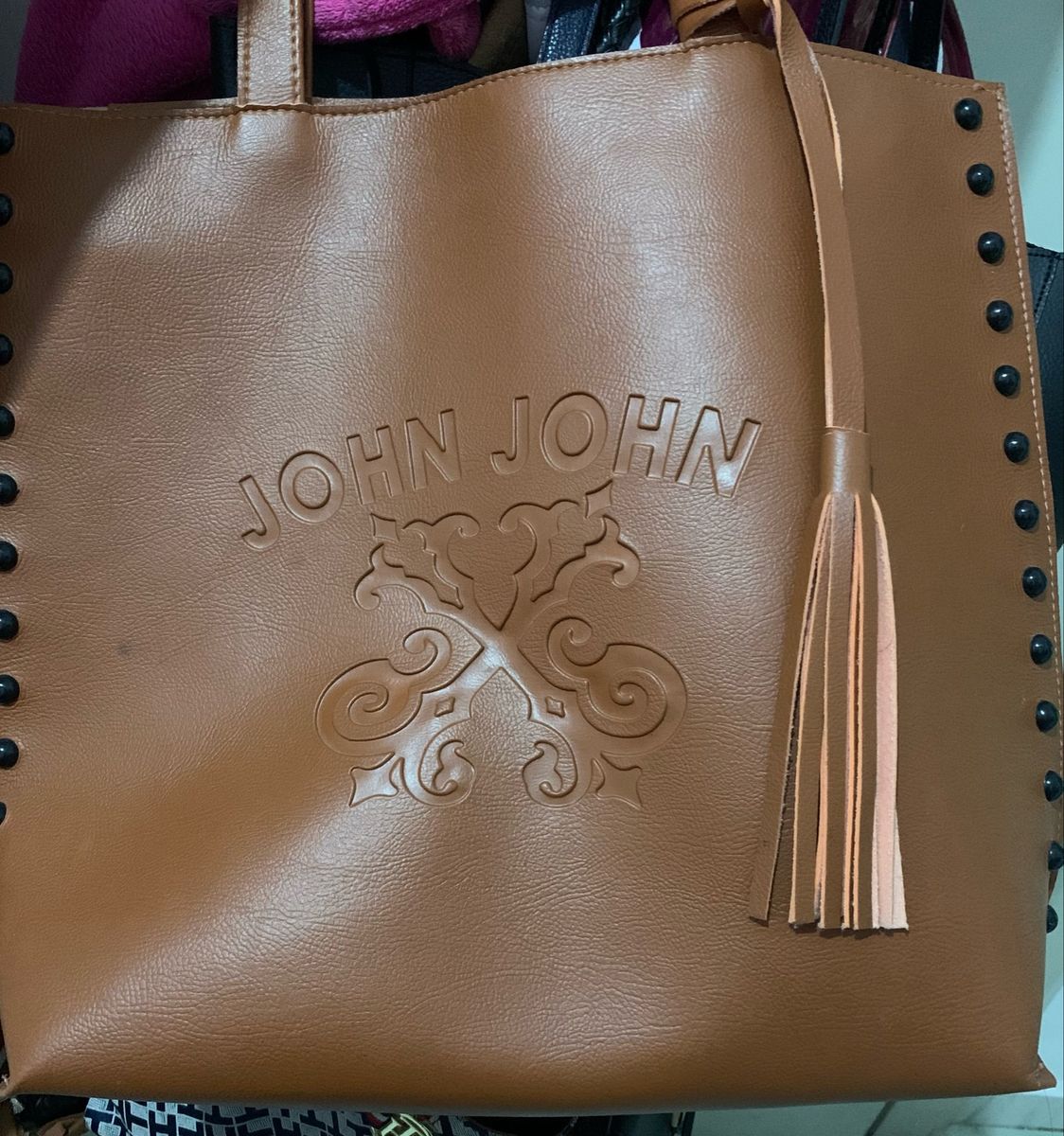Bolsa John John | Bolsa de Ombro Feminina John John Usado 76874263 | enjoei