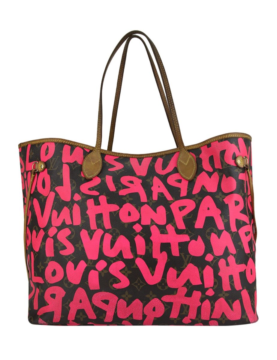 Bolsa Louis Vuitton Stephen Sprouse Graffiti Neverfull Neon Pink ...
