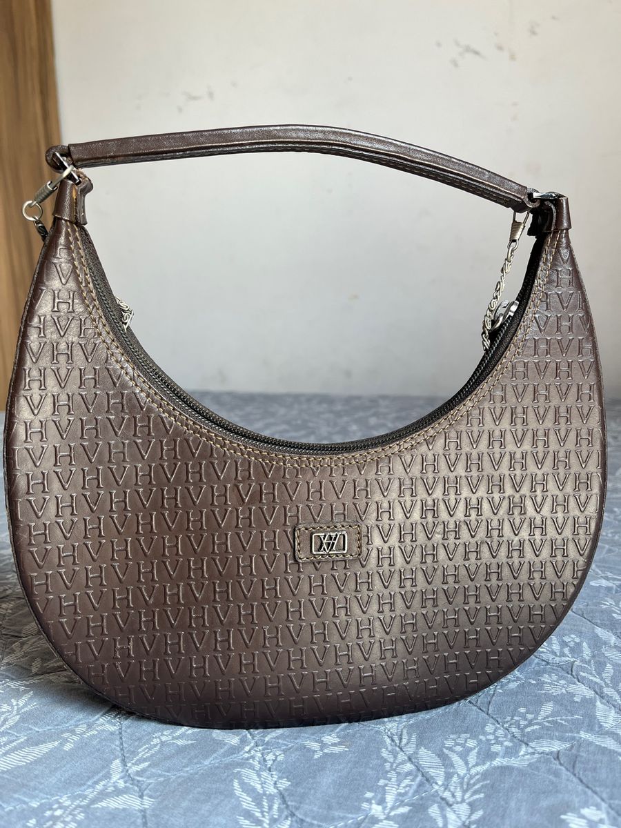 Bolsa Meia Lua Victor Hugo | Bolsa de Ombro Feminina Victor Hugo Usado ...