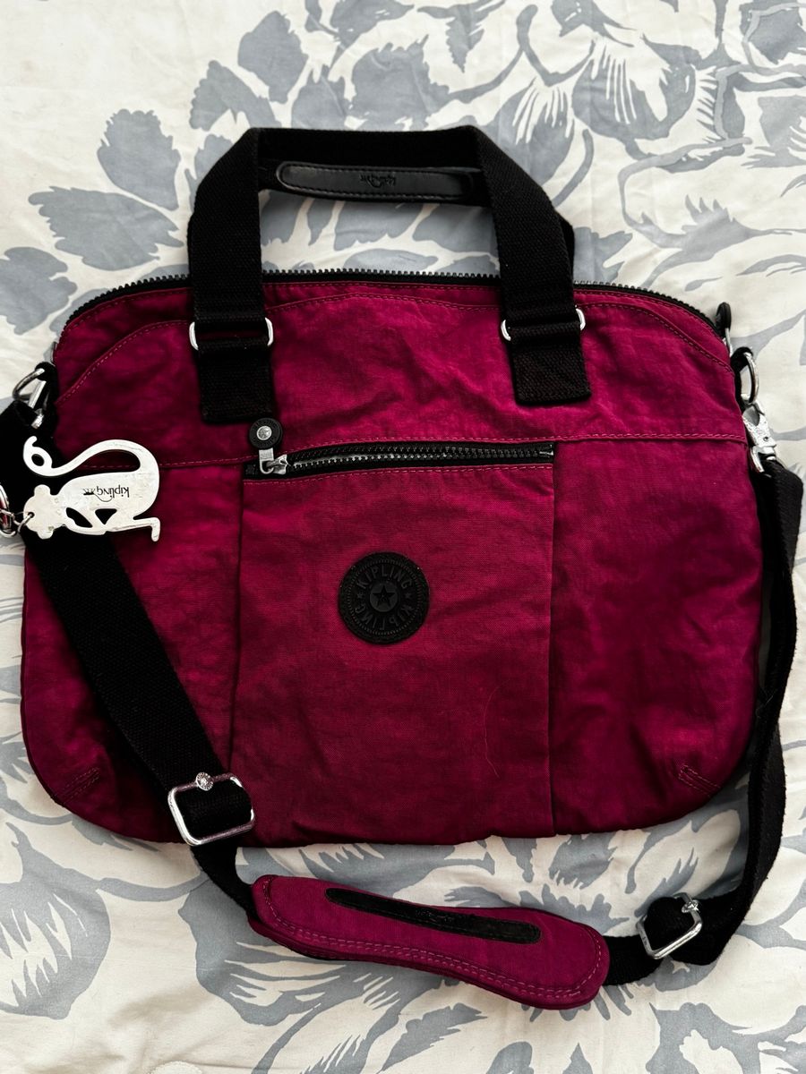 Bolsa Pasta para Notebook Kipling | Clutch Feminina Kipling Usado ...