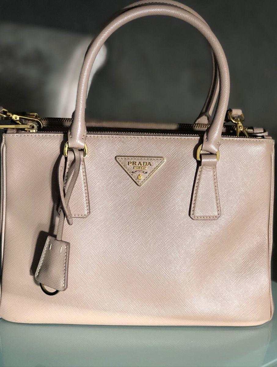 Bolsa Prada Original Modelo Galleria em Couro Saffiano | Bolsa de Ombro ...
