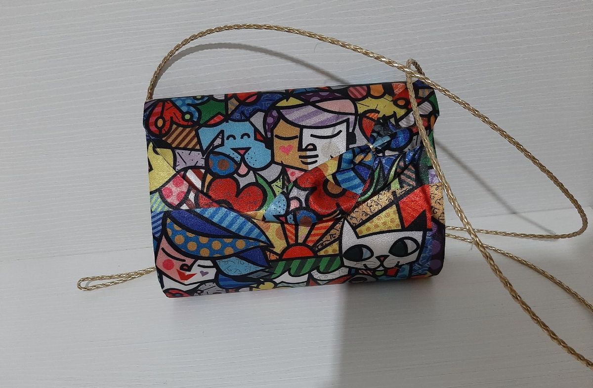 Bolsa Romero Britto | Bolsa de mão Feminina Romero Brito Nunca Usado ...