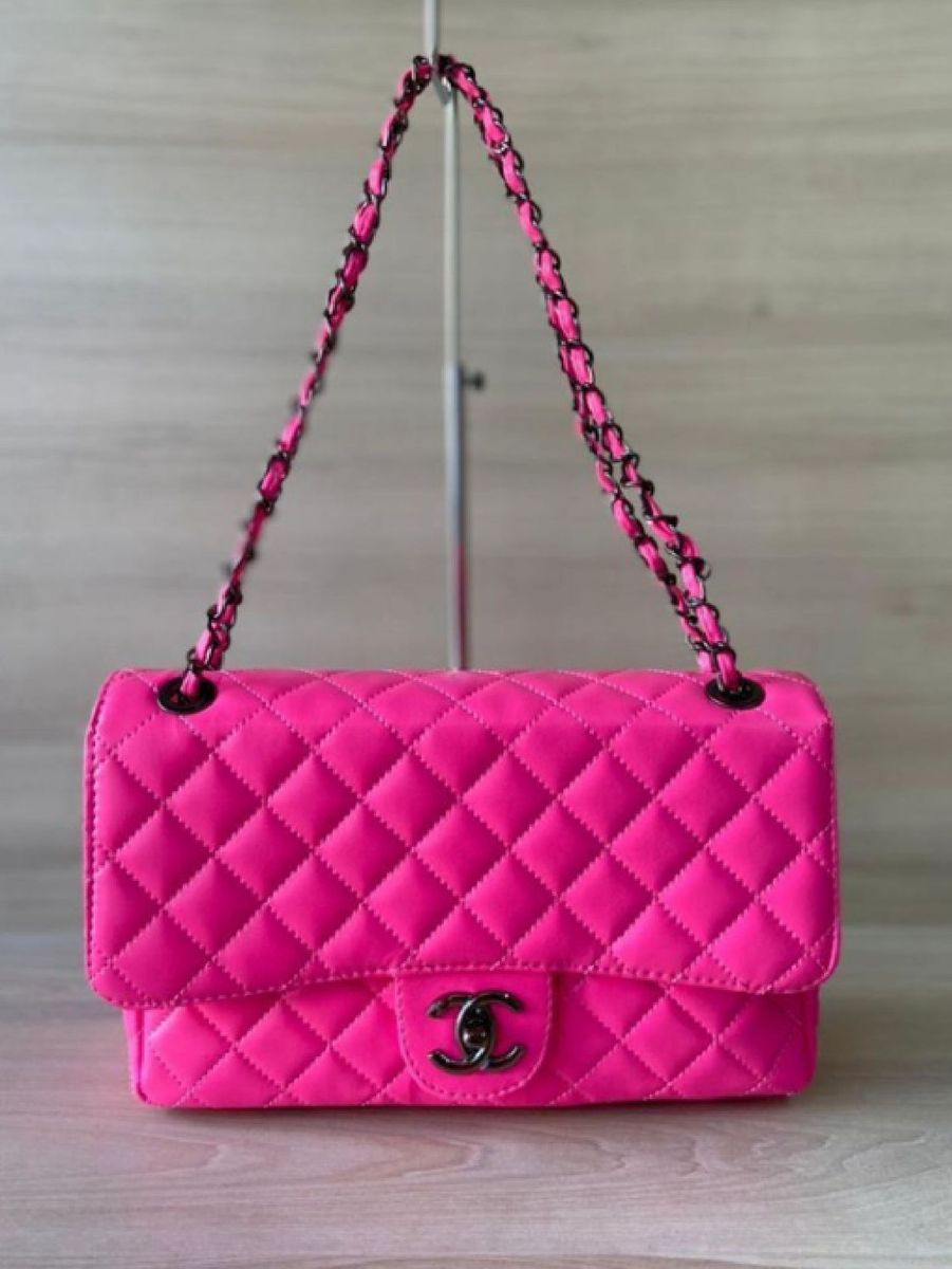 Bolsa Rosa Pink | Bolsa de Ombro Feminina Nunca Usado 71131585 | enjoei