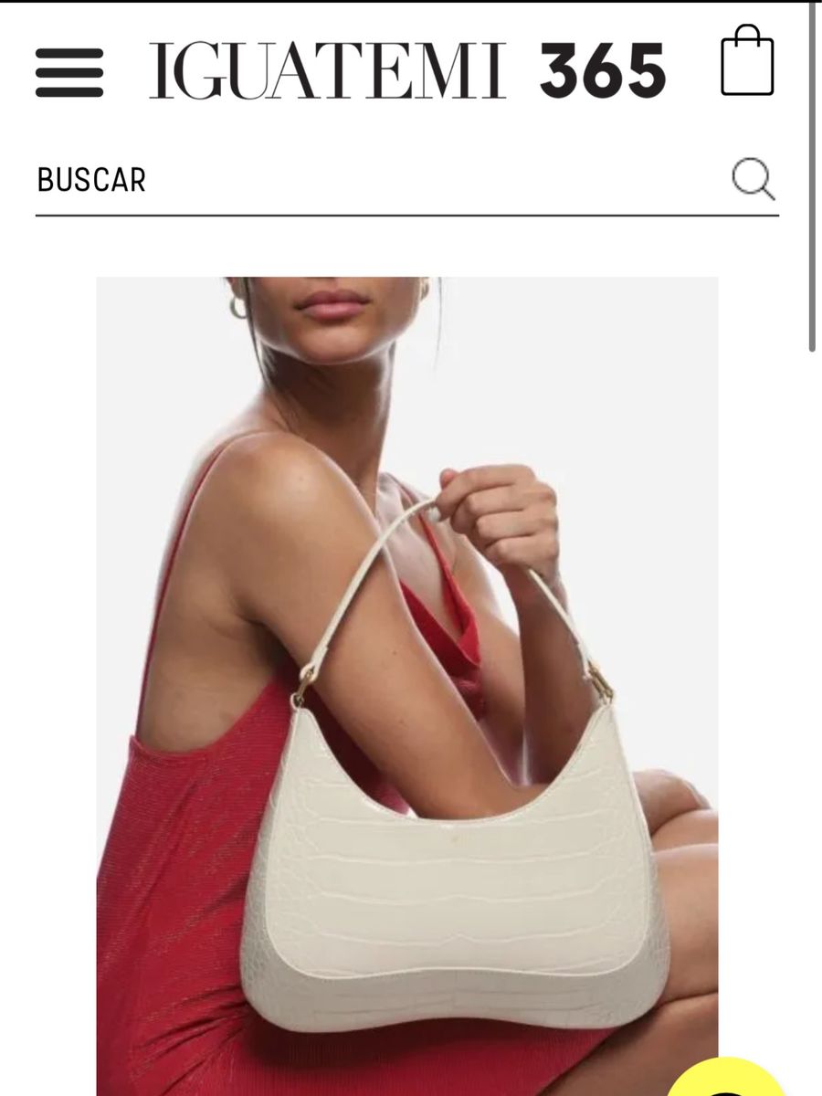 Bolsa Ruby Basquete Branca Jw Pei | Bolsa de Ombro Feminina Jw Nunca Usado 77249519 | enjoei