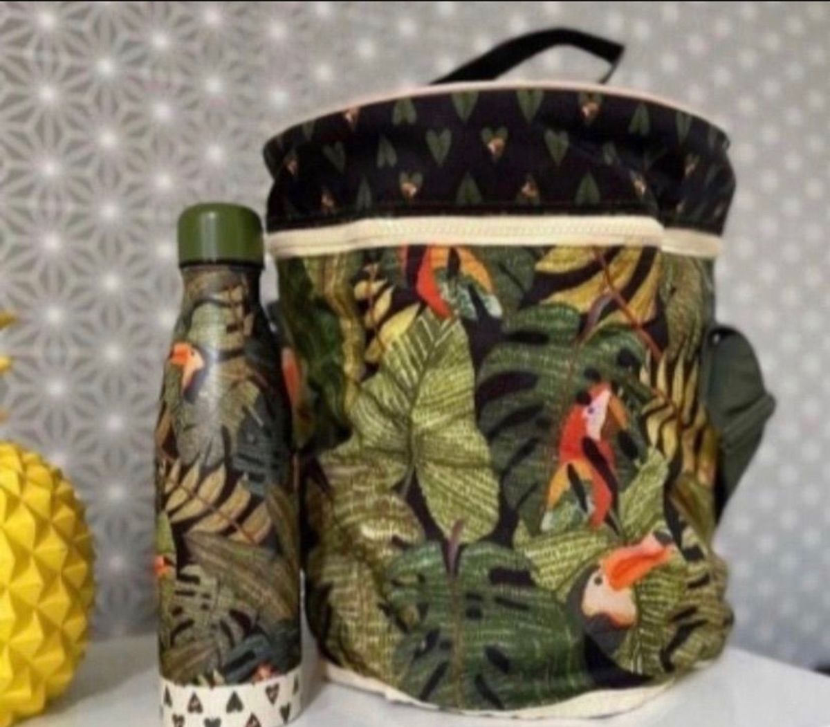 Bolsa Térmica Farm Cooler Tucanos Verde Fechamento em Zíper Alça ...