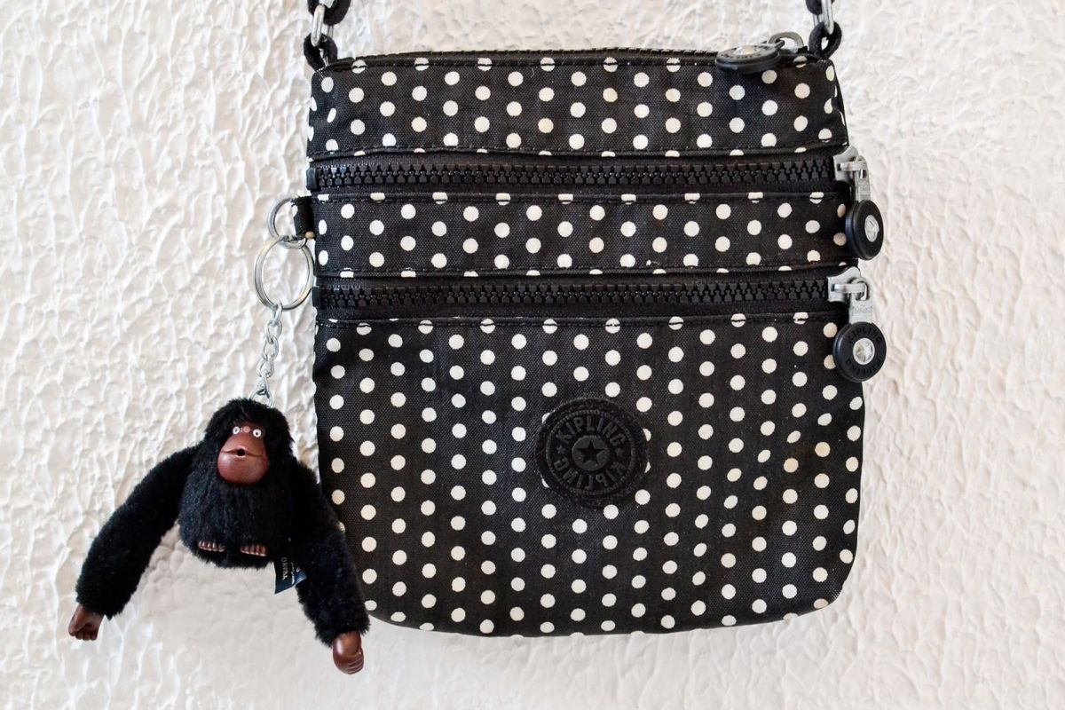 Bolsa Transversal de Nylon Kipling | Bolsa Masculina Kipling Usado ...