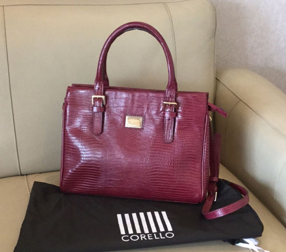 Bolsa Vermelha - Corello | Bolsa de Ombro Feminina Corello Usado ...