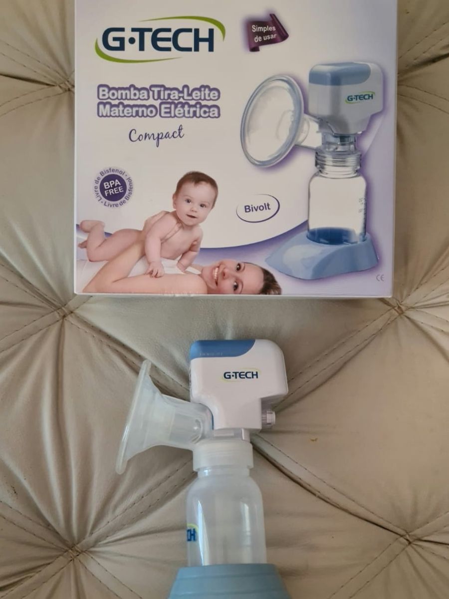 Bomba Leite Materno Elétrica Compact Bivolt G.tech | Item Infantil G.Tech Usado 74625720 | enjoei