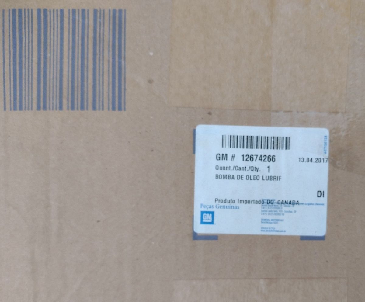 Bomba Óleo Cruze/equinox 12674266 | Carro Gm Nunca Usado 80454383 | enjoei