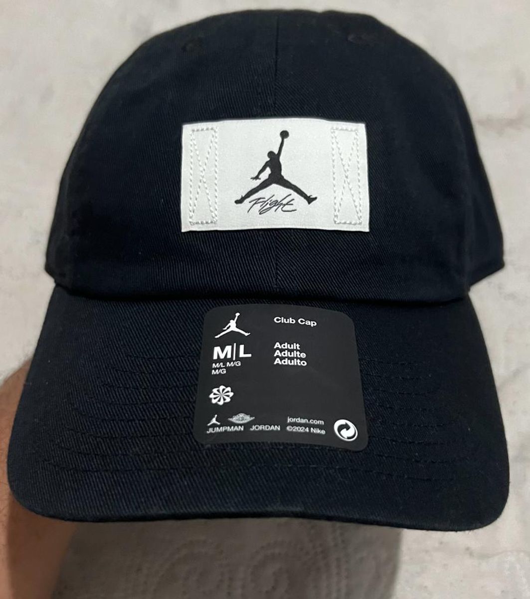 Boné Air Jordan Flight Black 100% Original 94909148 | enjoei