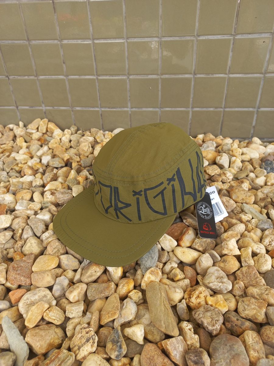 Boné Anth Co Ninja 3 Panel Impermeável Verde Preto Logo Aba Flexível ...