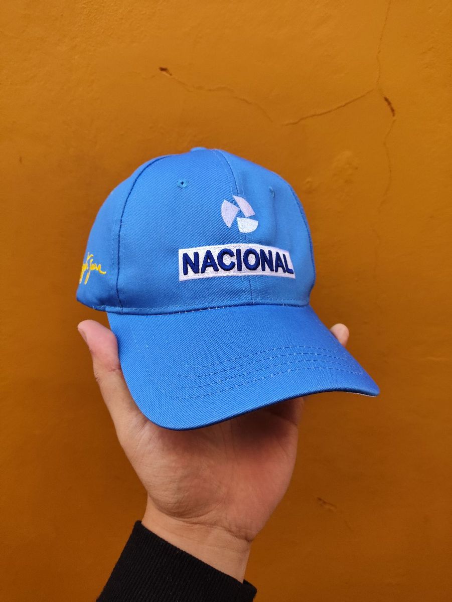 Boné Ayrton Senna Nacional Azul / Boné Nacional Ayrton Senna Formula 1 ...