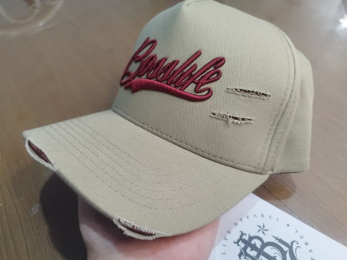 Boné Boss Life Bege - Estilo Destroyer Original 134859728 | enjoei