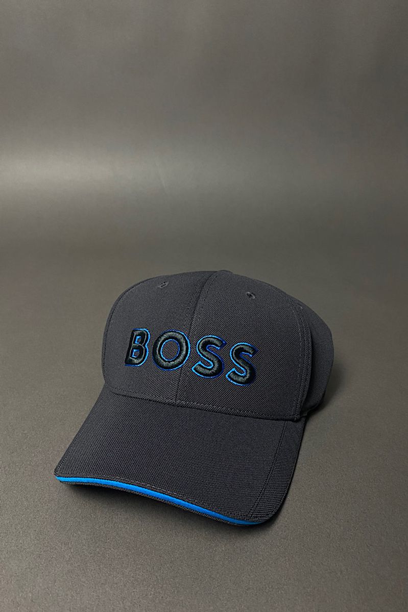 Boné Boss Piqué Strech com Logo Bordado 92501900 | enjoei