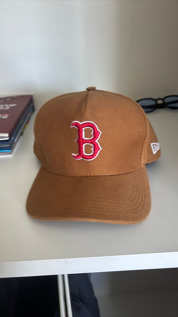 Boné Boston New Era Masculino Na Cor Marrom 133741067 | enjoei