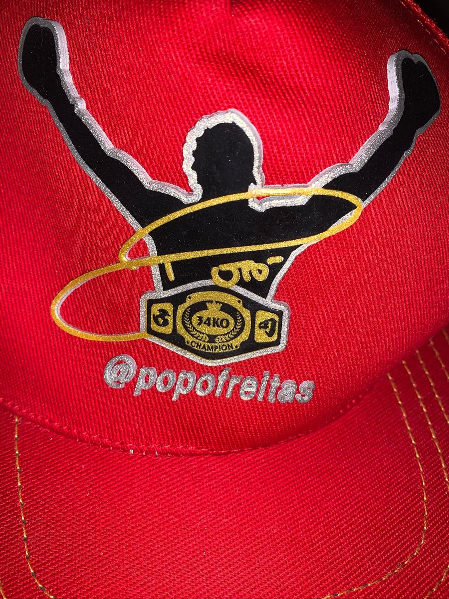 Boné Cap do Maior Boxeador Popó Freitas 75227144 | enjoei