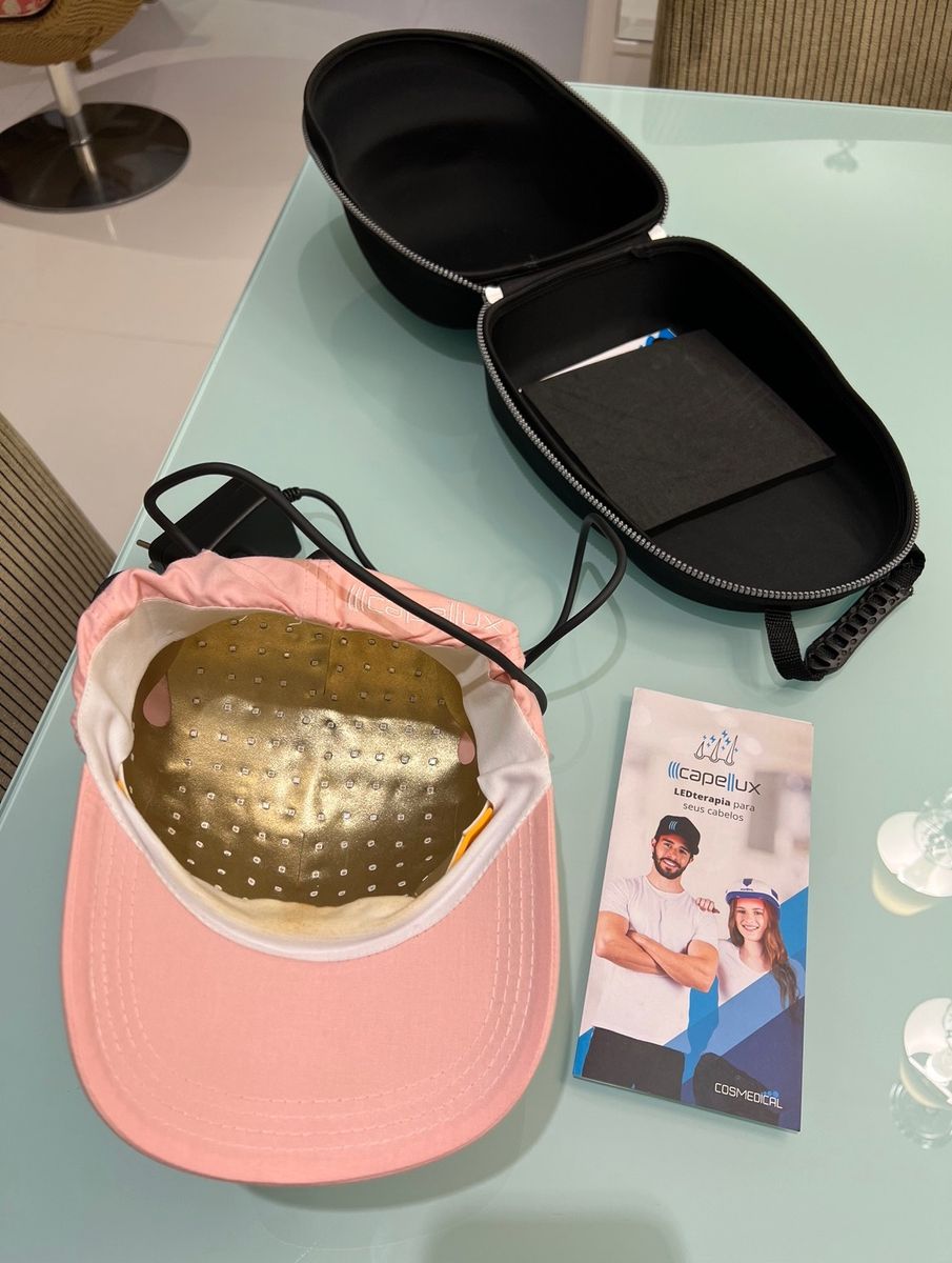 Boné Capellux Ledterapia - para Tratamento de Queda de Cabelo e ...
