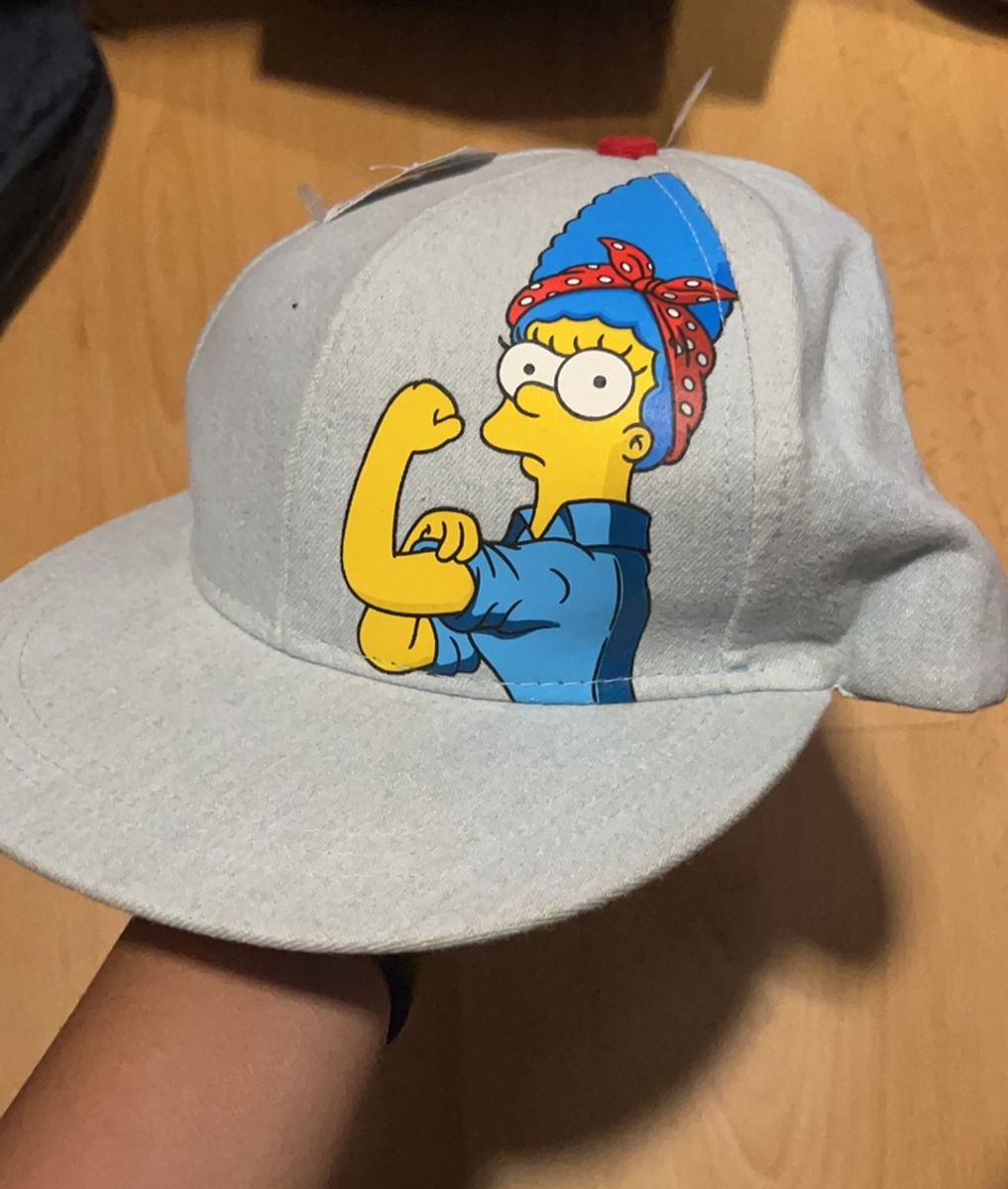 Boné Cinza Simpsons 74888479 | enjoei
