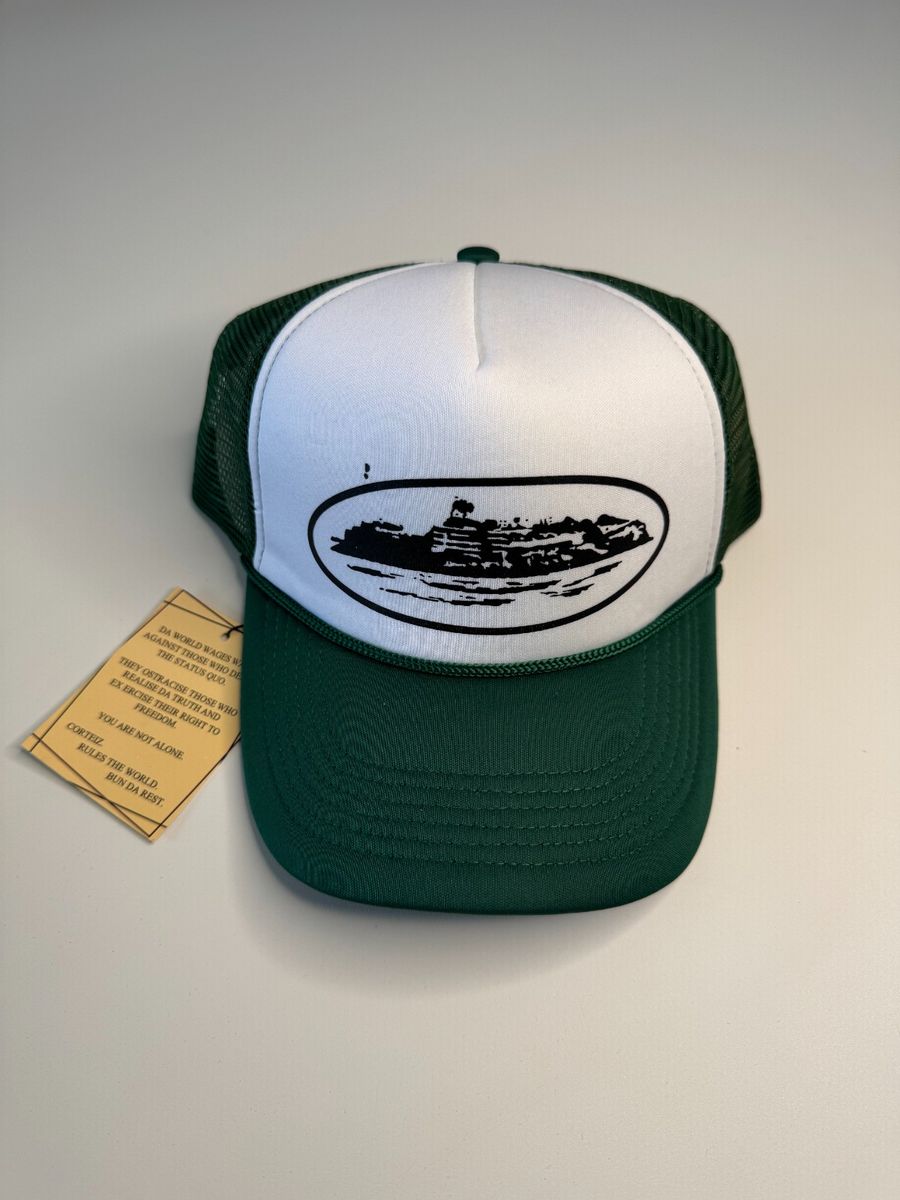 Boné Corteiz "trucker Alcatraz" Green 124521184 | enjoei
