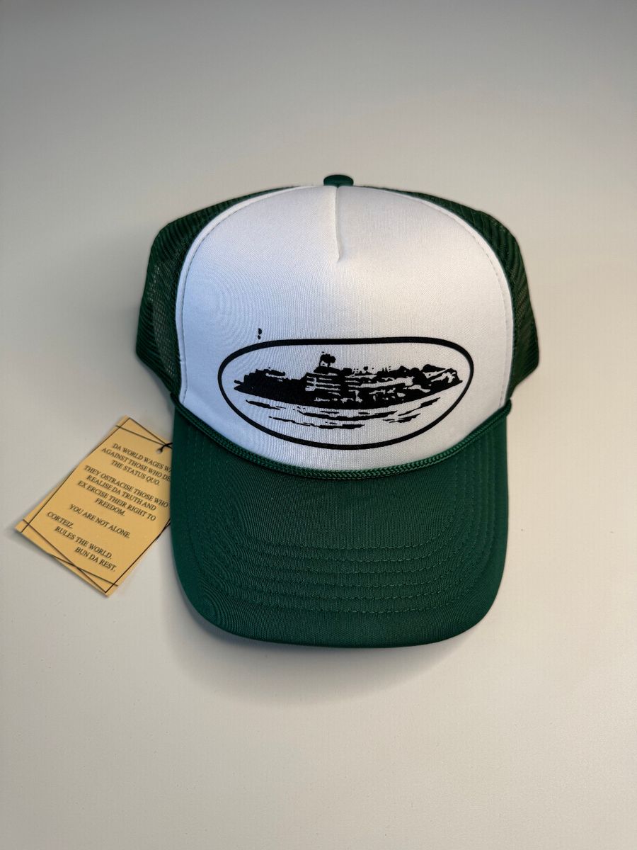 Boné Corteiz "trucker Alcatraz" Green 124521199 | enjoei