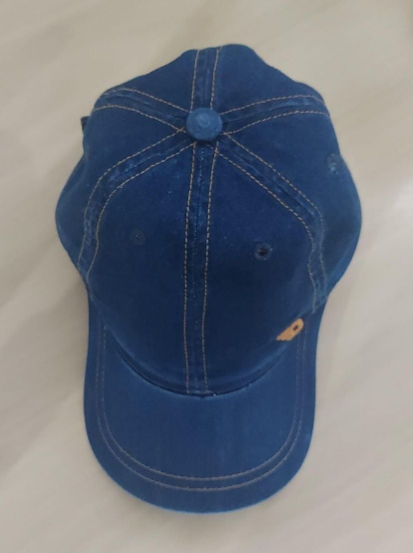 Bone em Jeans Azul Escuro Damyller | Cacareco Damyller Usado 132704243 ...
