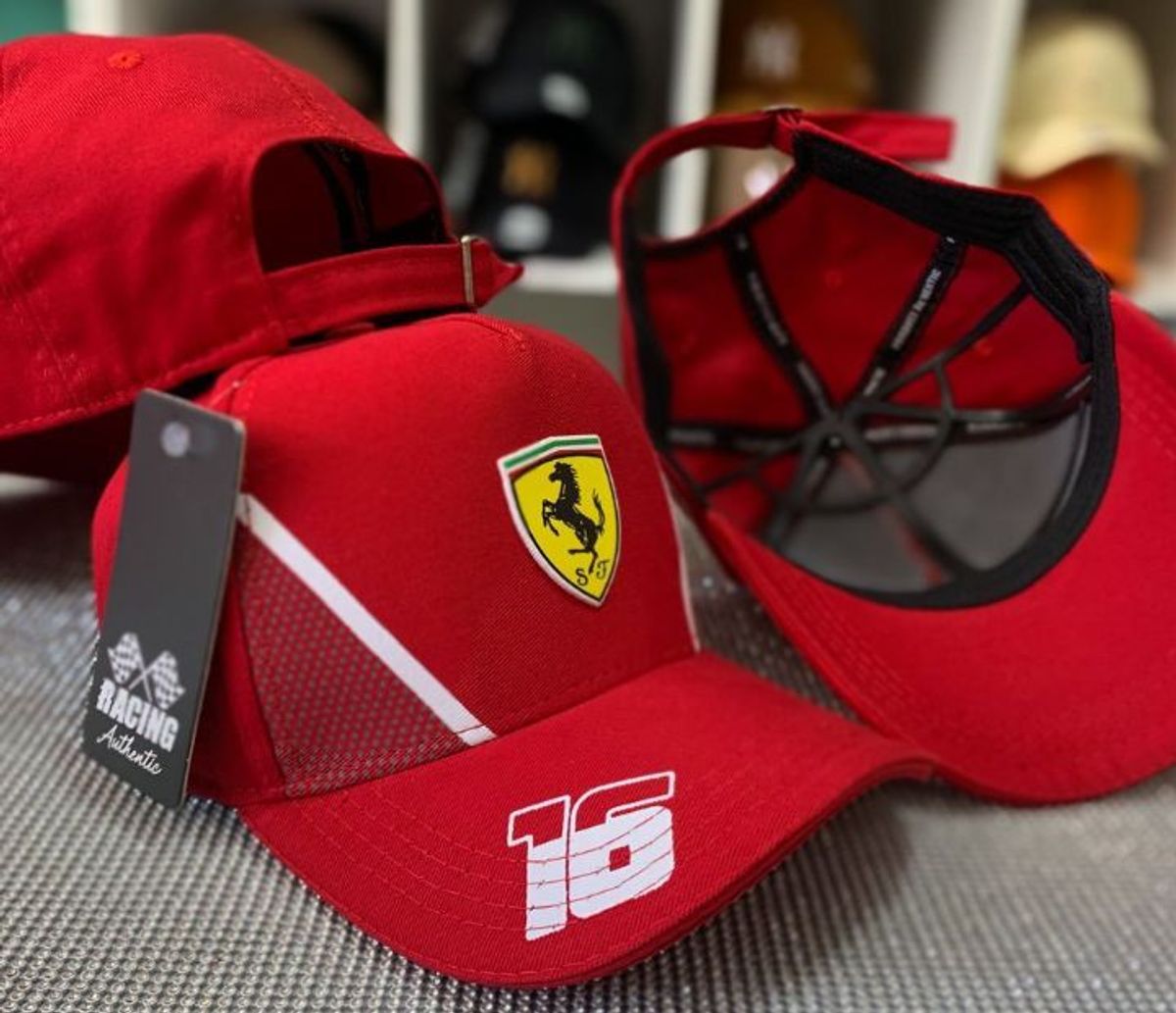 Boné Ferrari Vermelho Novo 114844317 | enjoei