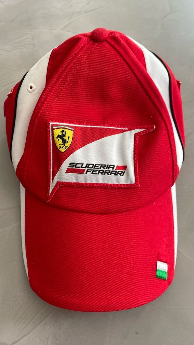 Boné Ferrari Vermelho 95683770 | enjoei
