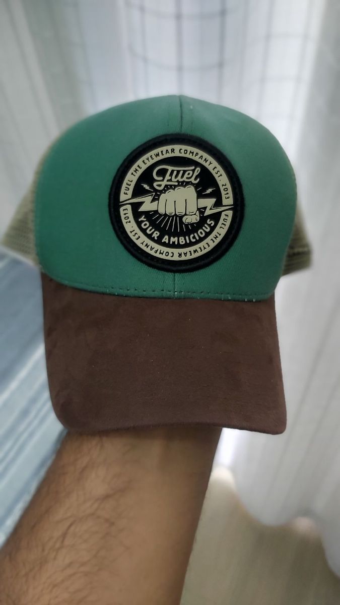 Boné Fuel Verde e Preto 111681887 | enjoei