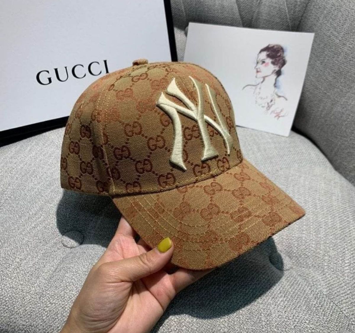 Boné Gucci X Mlb Importado Lançamento Colaboração Luxo 46218048 | enjoei