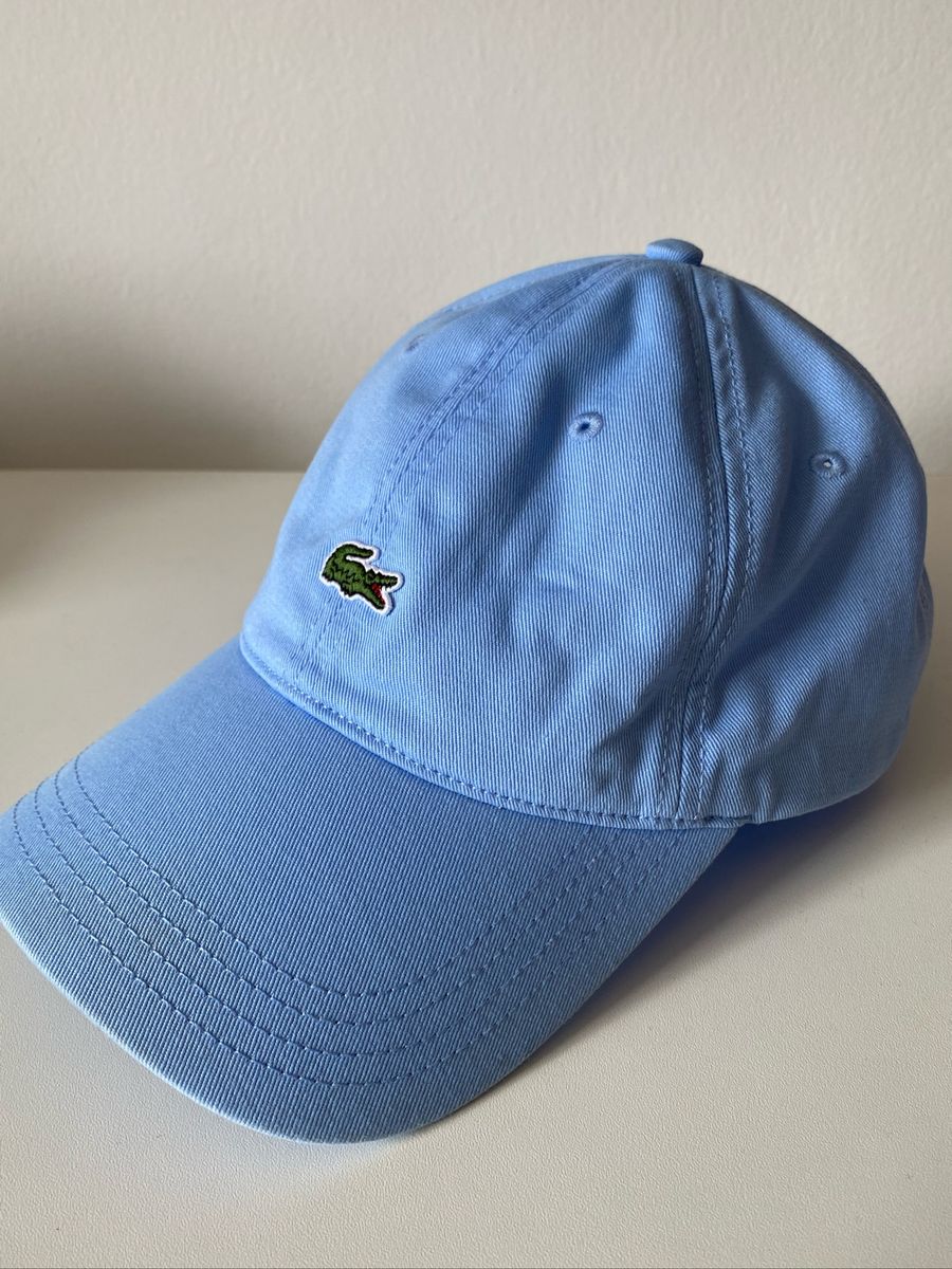 Boné Lacoste Azul Claro Original 68473500 | enjoei