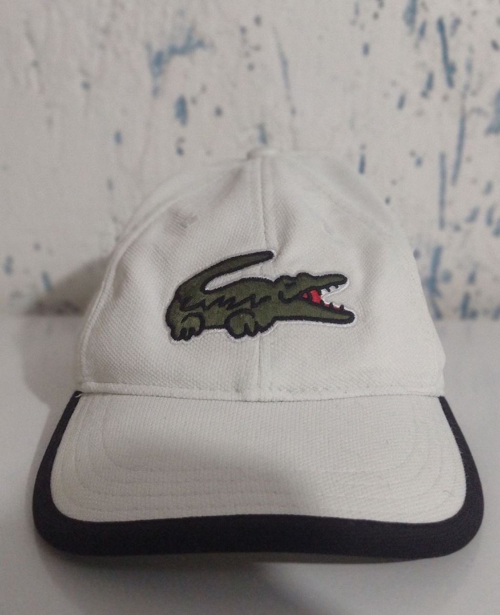 Boné Lacoste Big Croc Antigo Condições 7/10 72645973 | enjoei