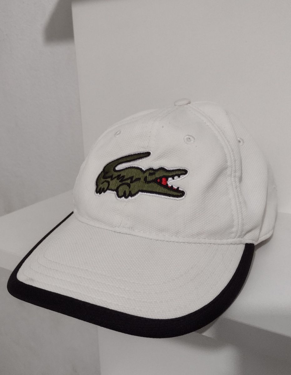 Boné Lacoste Big Croc Antigo Raro 75469127 | enjoei