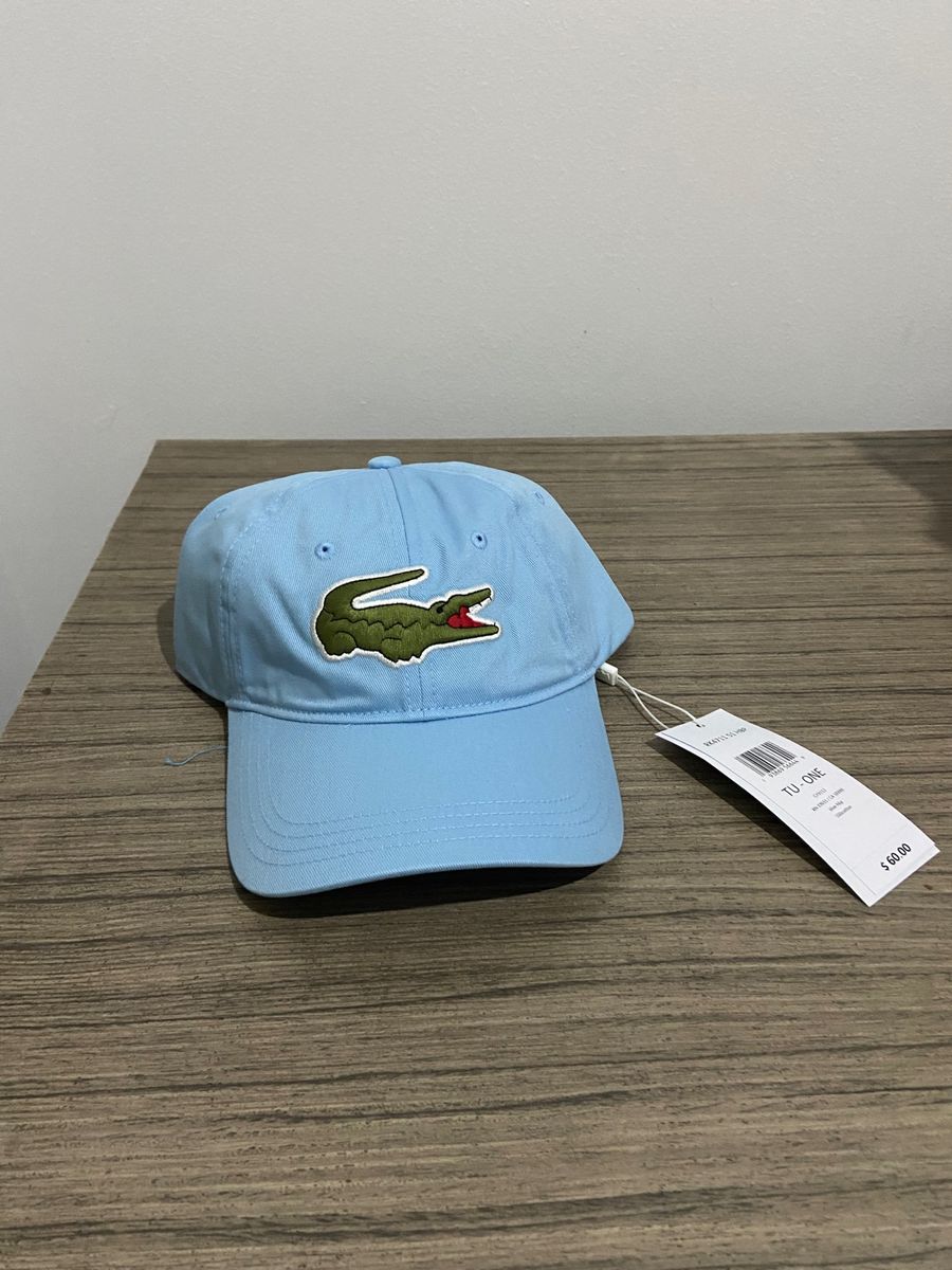 Boné Lacoste Big Croc Azul Bebê Original 105761891 | enjoei