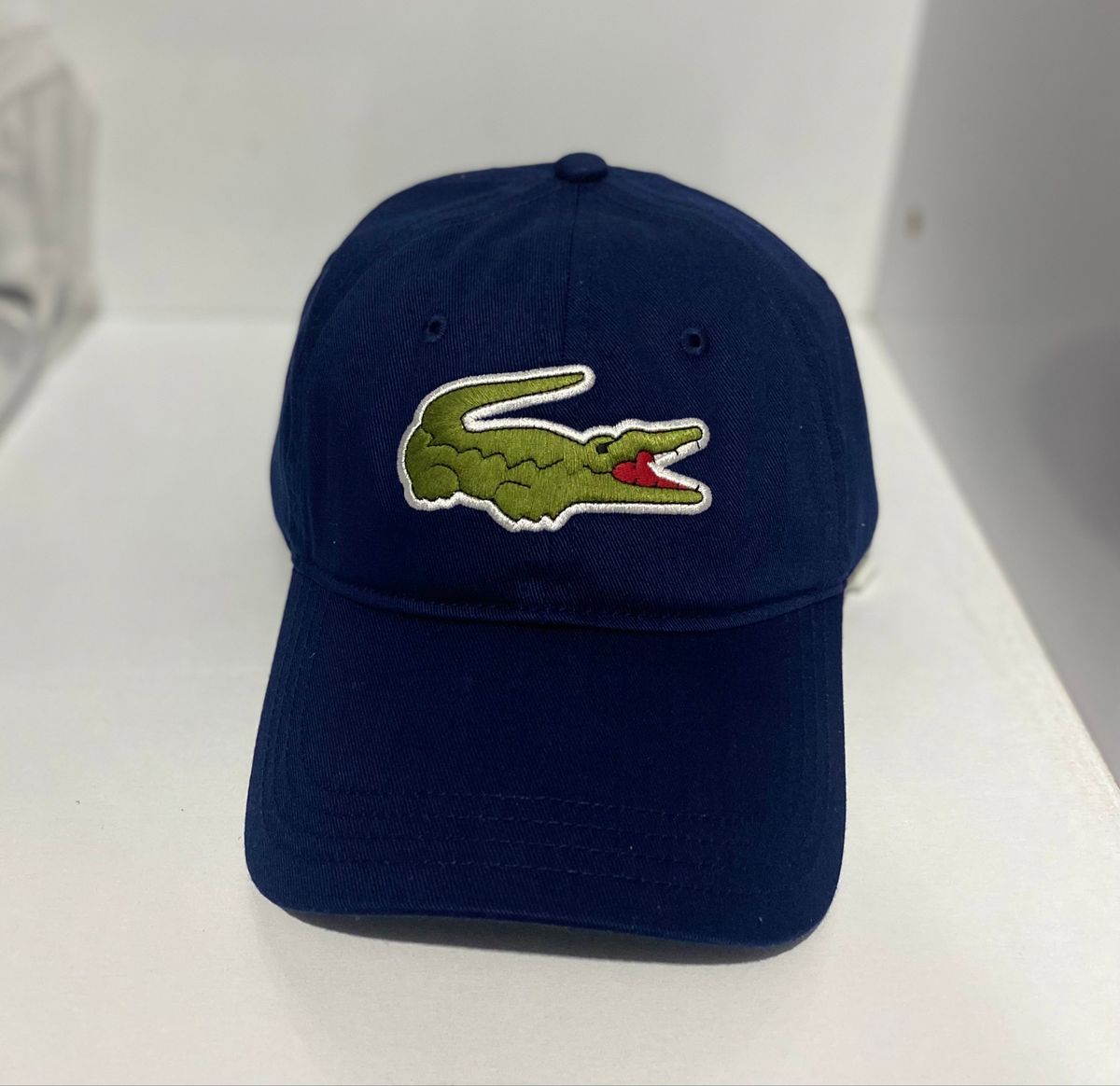 Bone Lacoste Big Croc Azul Marinho 85312555 | enjoei