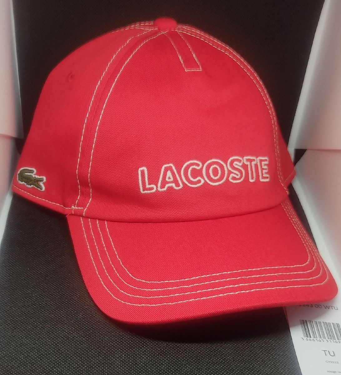 Boné Lacoste Letreiro Original Na Etiqueta 71206181 | enjoei