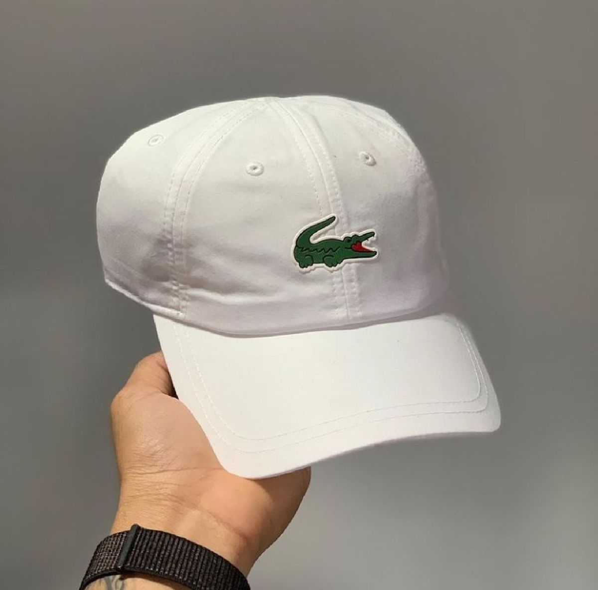 Boné Lacoste Sport Branco Novo Originals Exclusivo 56809215 | enjoei