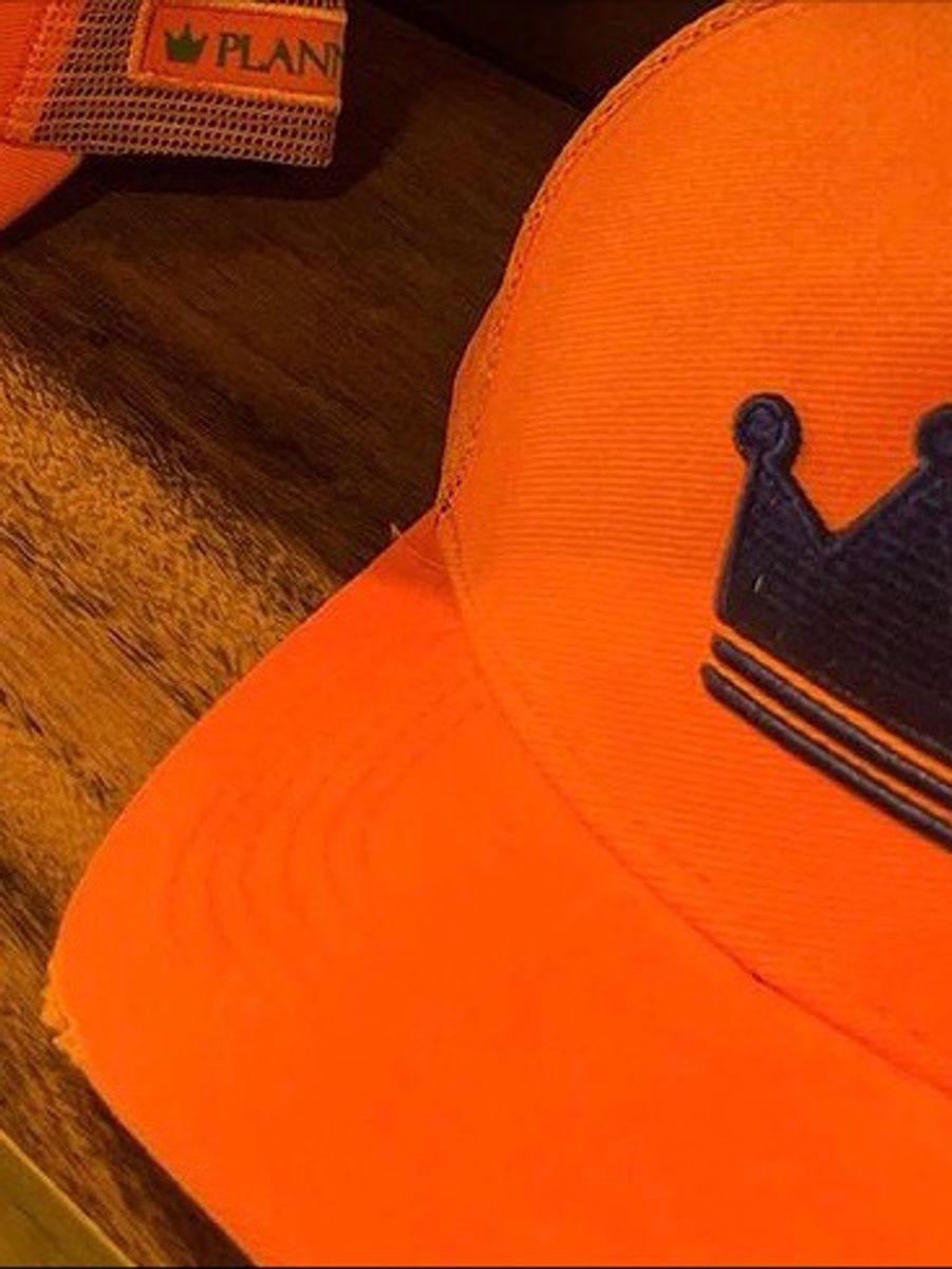 Boné Laranja da Planner Original 69937402 | enjoei