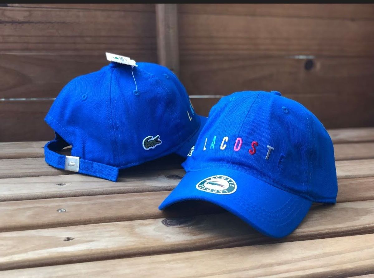 Boné Letreiro Arco Ires Azul Royal Aba Curva Strapback Ajustável ...