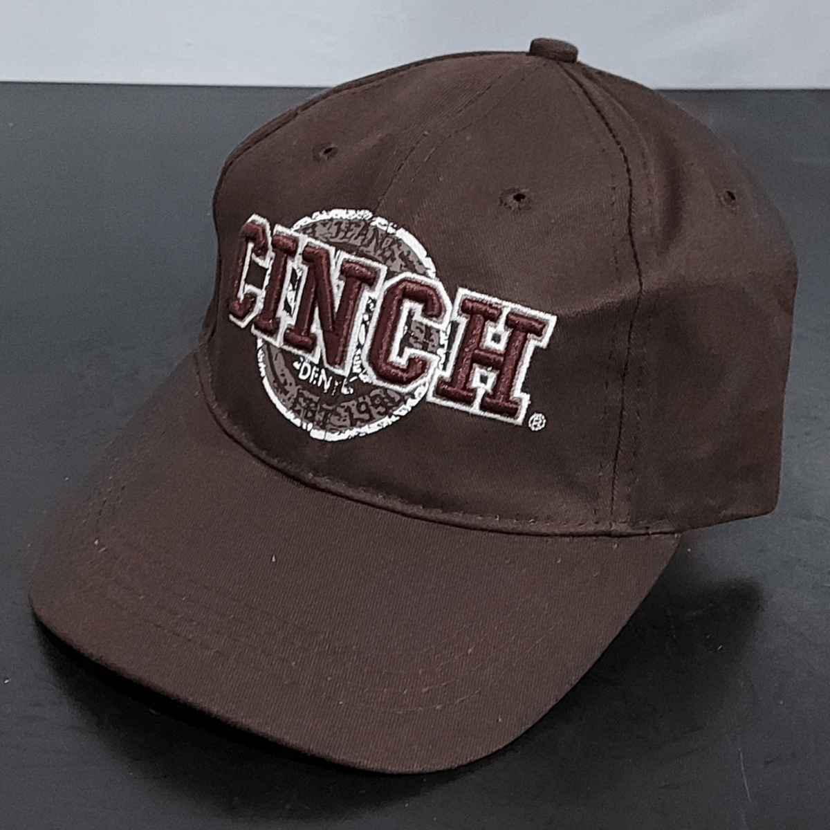 Boné Marrom Masculino Cinch Bordado com Regulagem Adulto Novo 67137206 ...