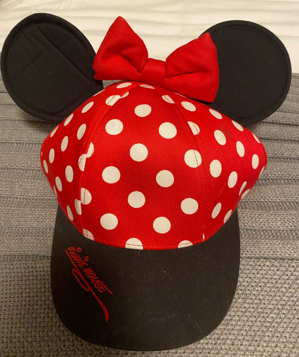 Bone Minnie Mouse Disney Original | Item Infantil Disney Nunca Usado ...