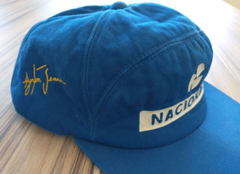Boné Nacional Original Ayrton Senna - Fabricado Nos Anos 80 67335830 ...