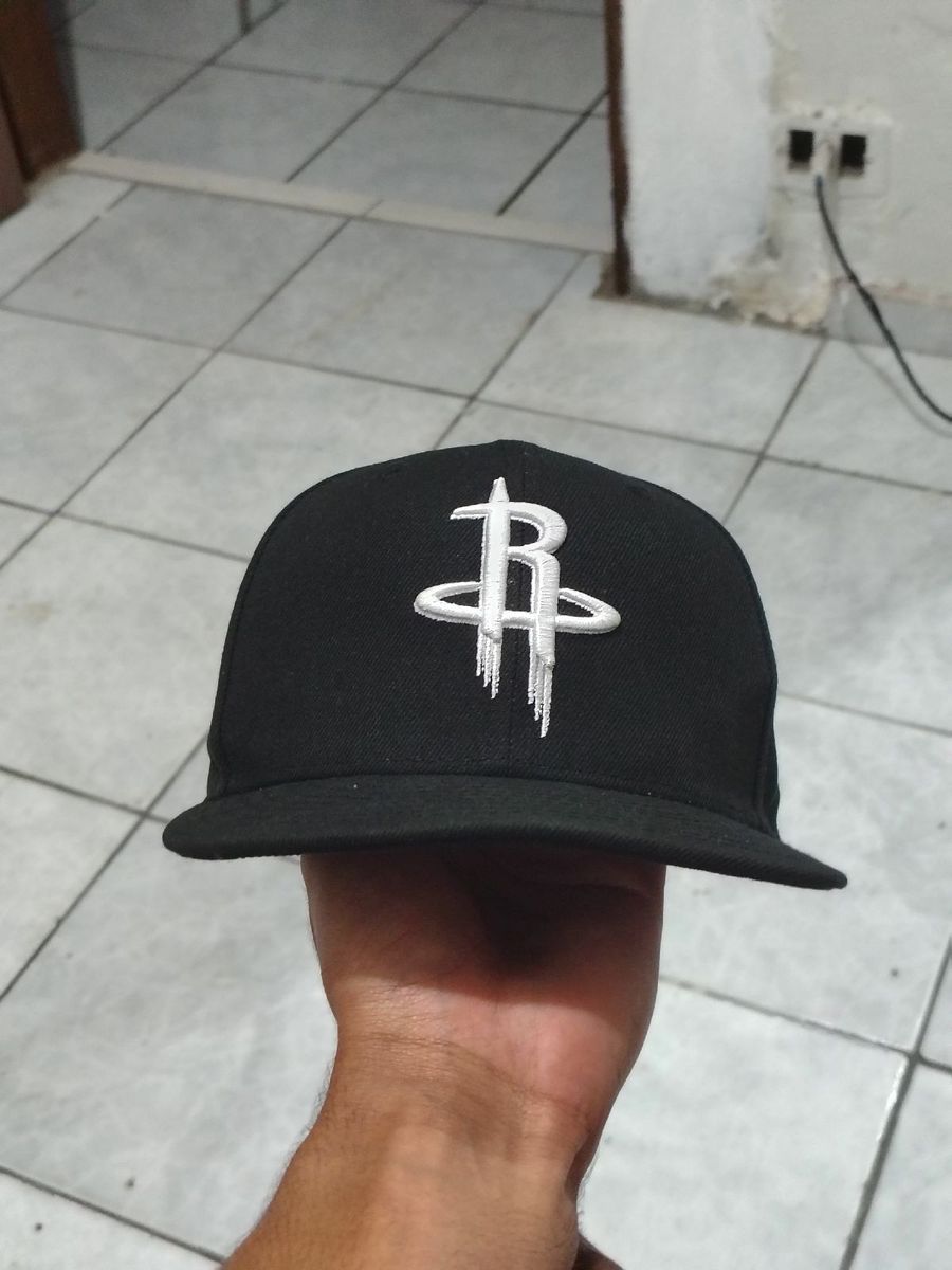 Boné New Era 9fifty Snapback do Houston Rockets, Nas Cores Preto e ...