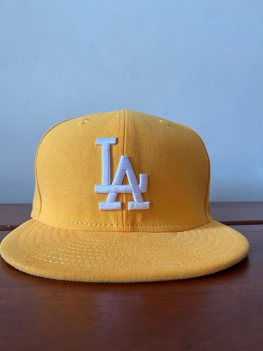 Boné New Era La Amarelo Pouco Uso 87146601 | enjoei