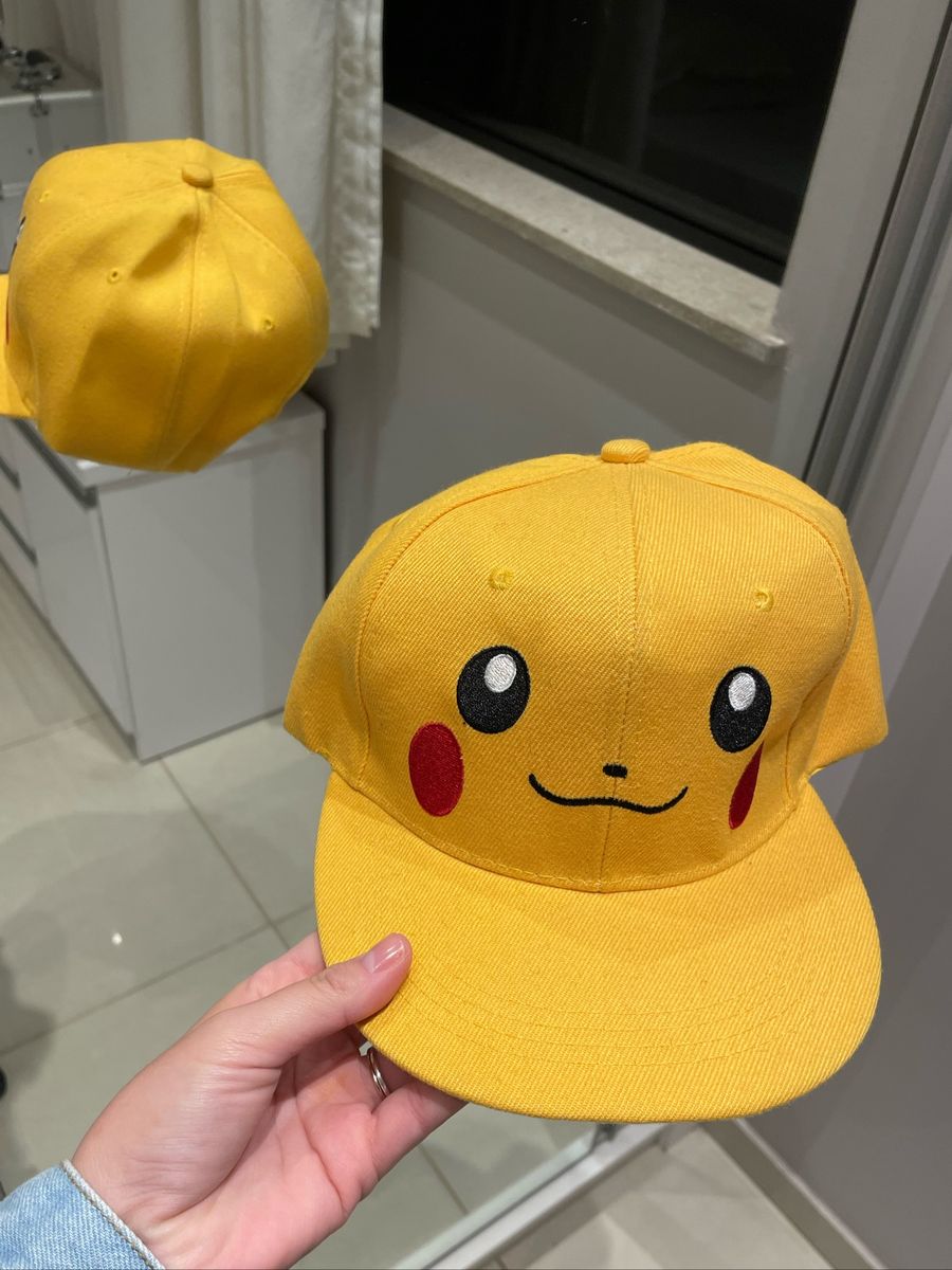 Boné Pikachu Ajustável 71271654 | enjoei