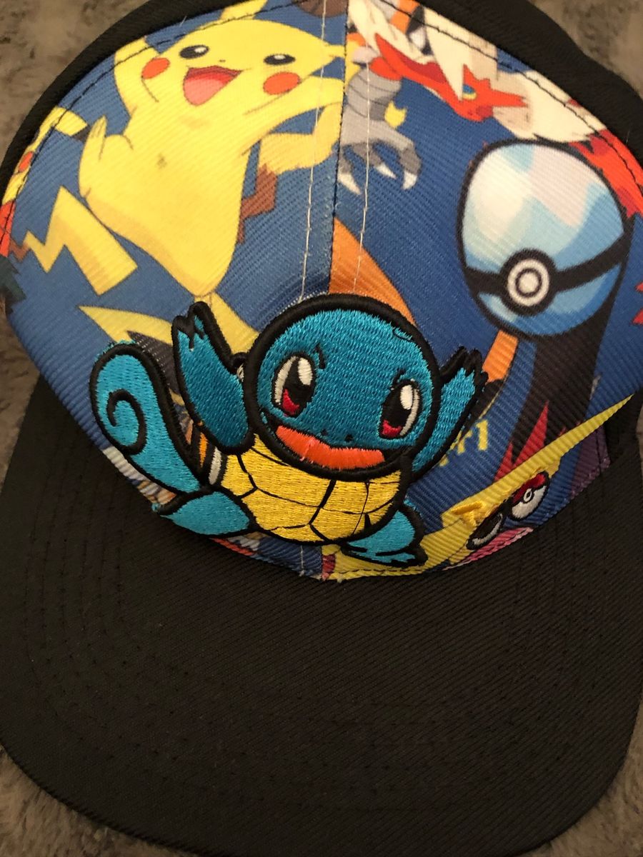 Boné Pokemon Original Preto Regulável 75401924 | enjoei