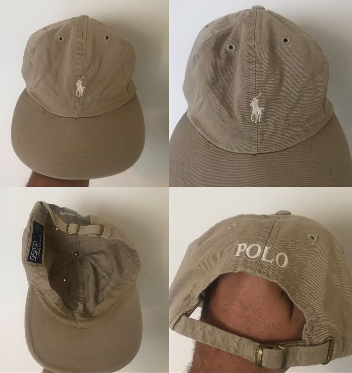 Boné Polo Ralph Lauren Correia de Pano Fina 59757298 | enjoei