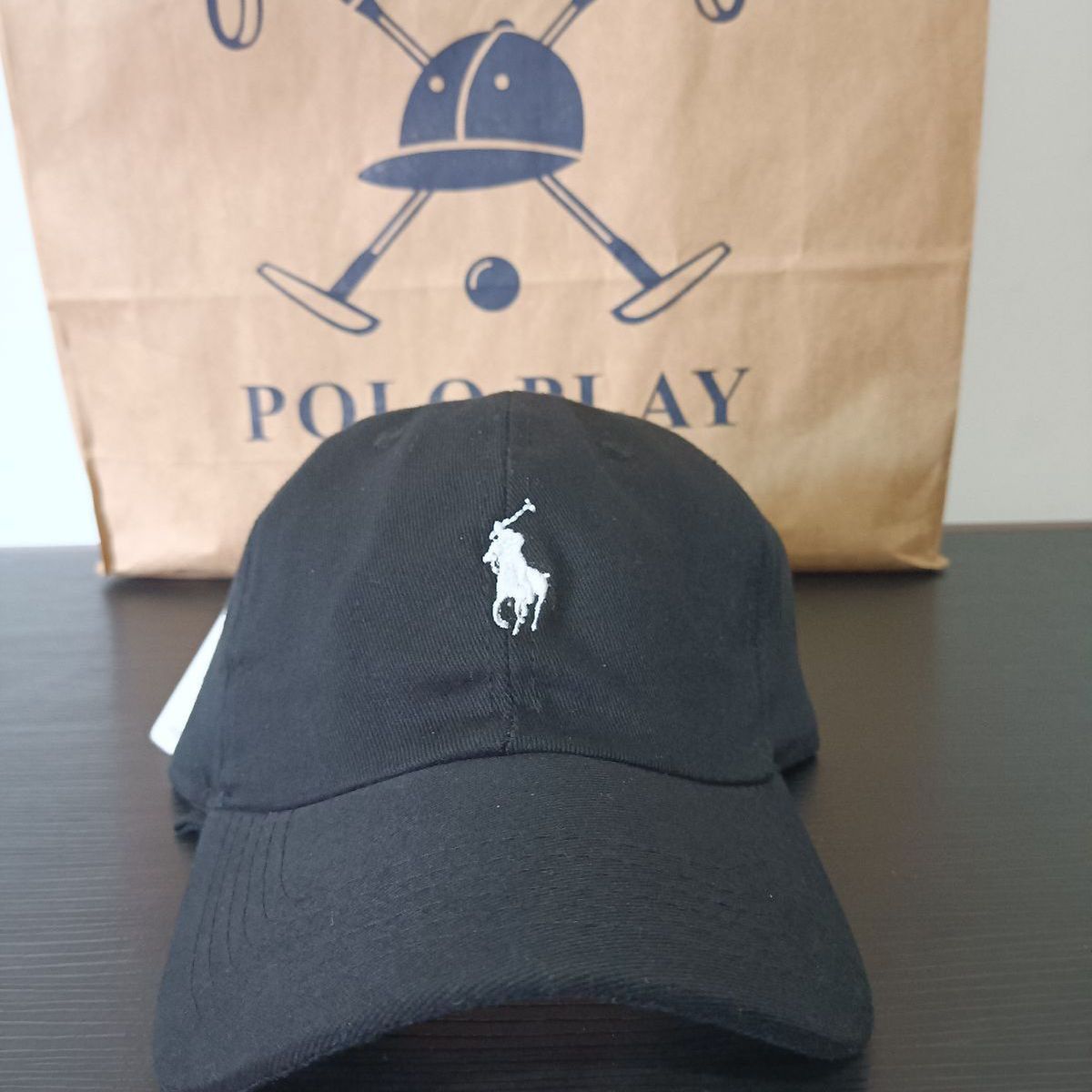 Boné Polo Ralph Lauren Preto 83590185 | enjoei