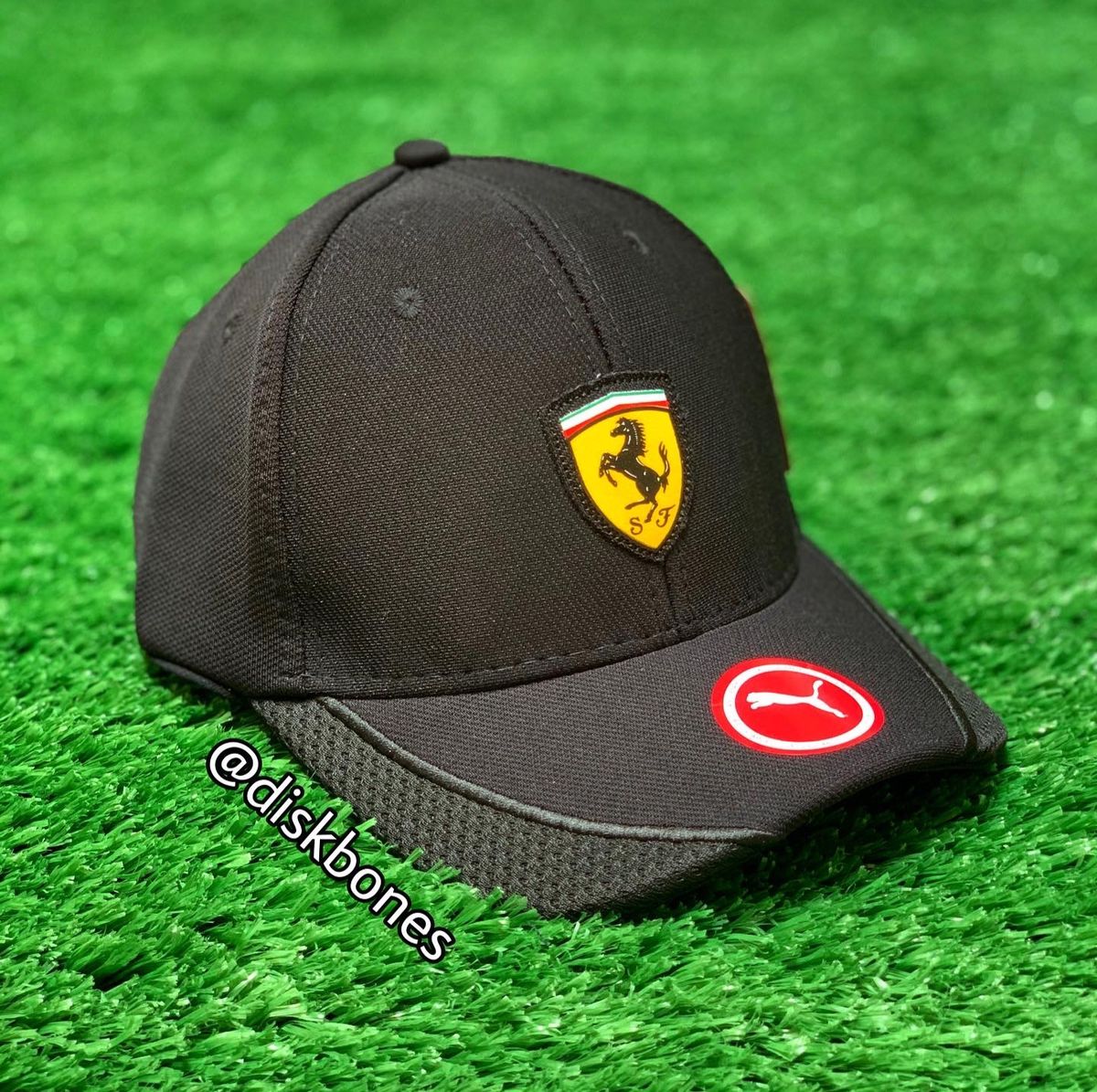 Boné Puma Ferrari Preto 48247236 | enjoei